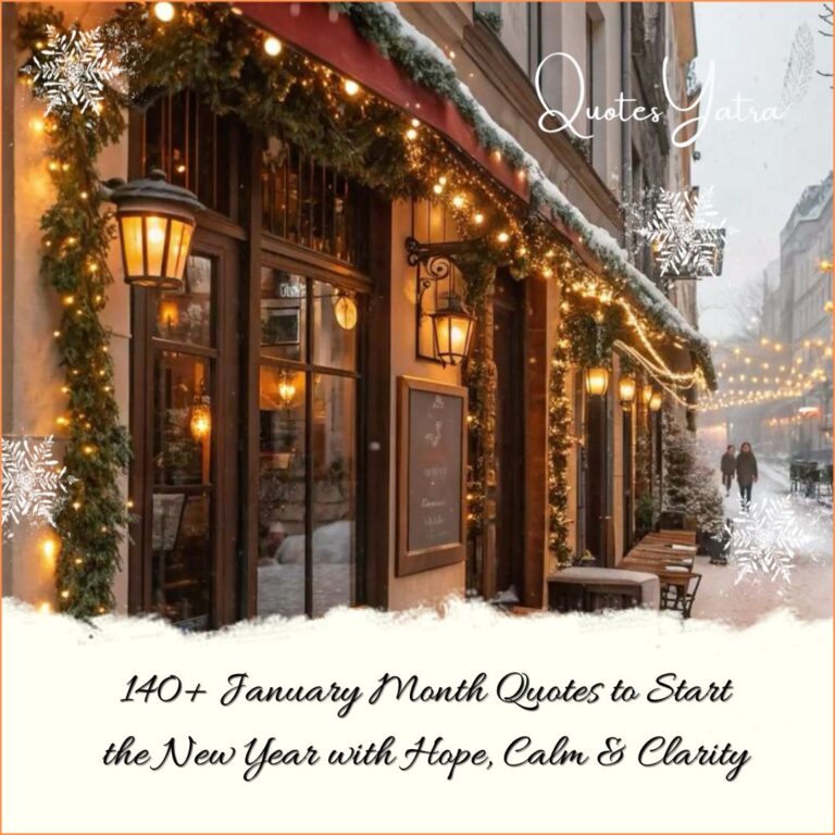 Hello January: 140+ January Quotes to Start 2026 with Purpose