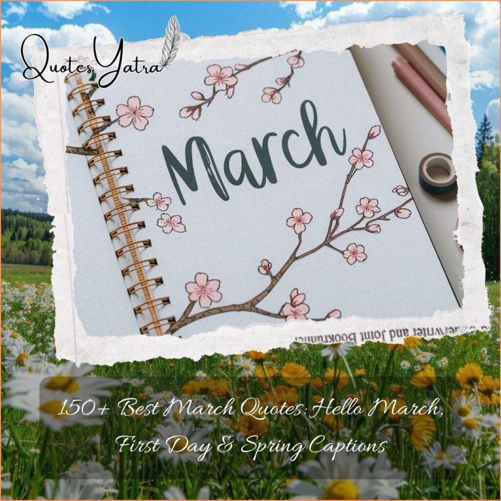 150+ Best March Quotes 2026: Inspiring, Funny & Spring Captions