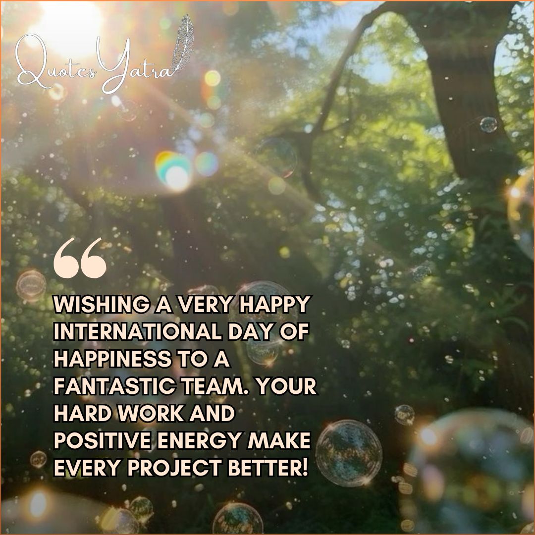 145+ Best International Day of Happiness Quotes & Wishes