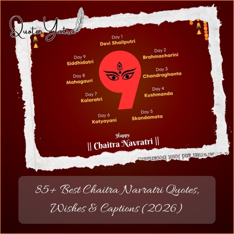 85+ Best Chaitra Navratri Quotes, Wishes & Captions (2026)